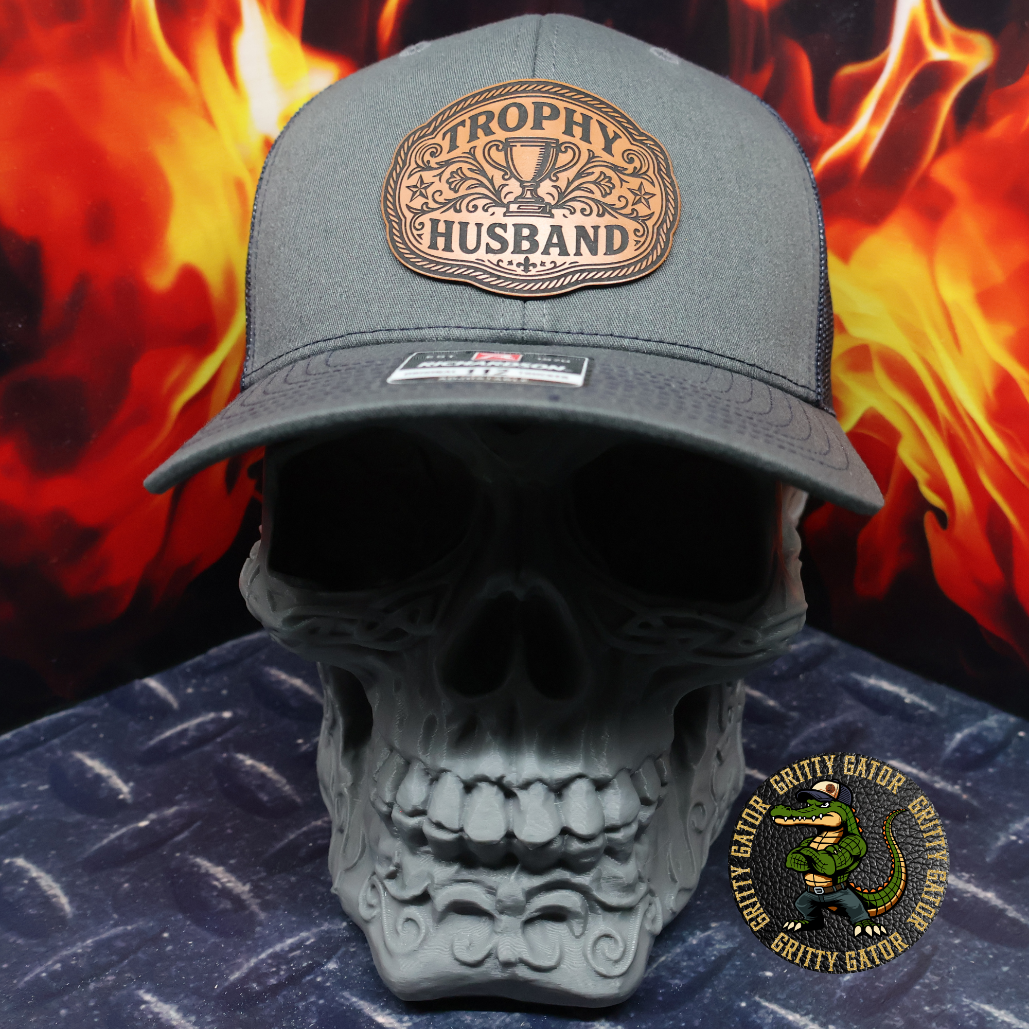 Trophy Husband Patch Hat – Gritty Gator